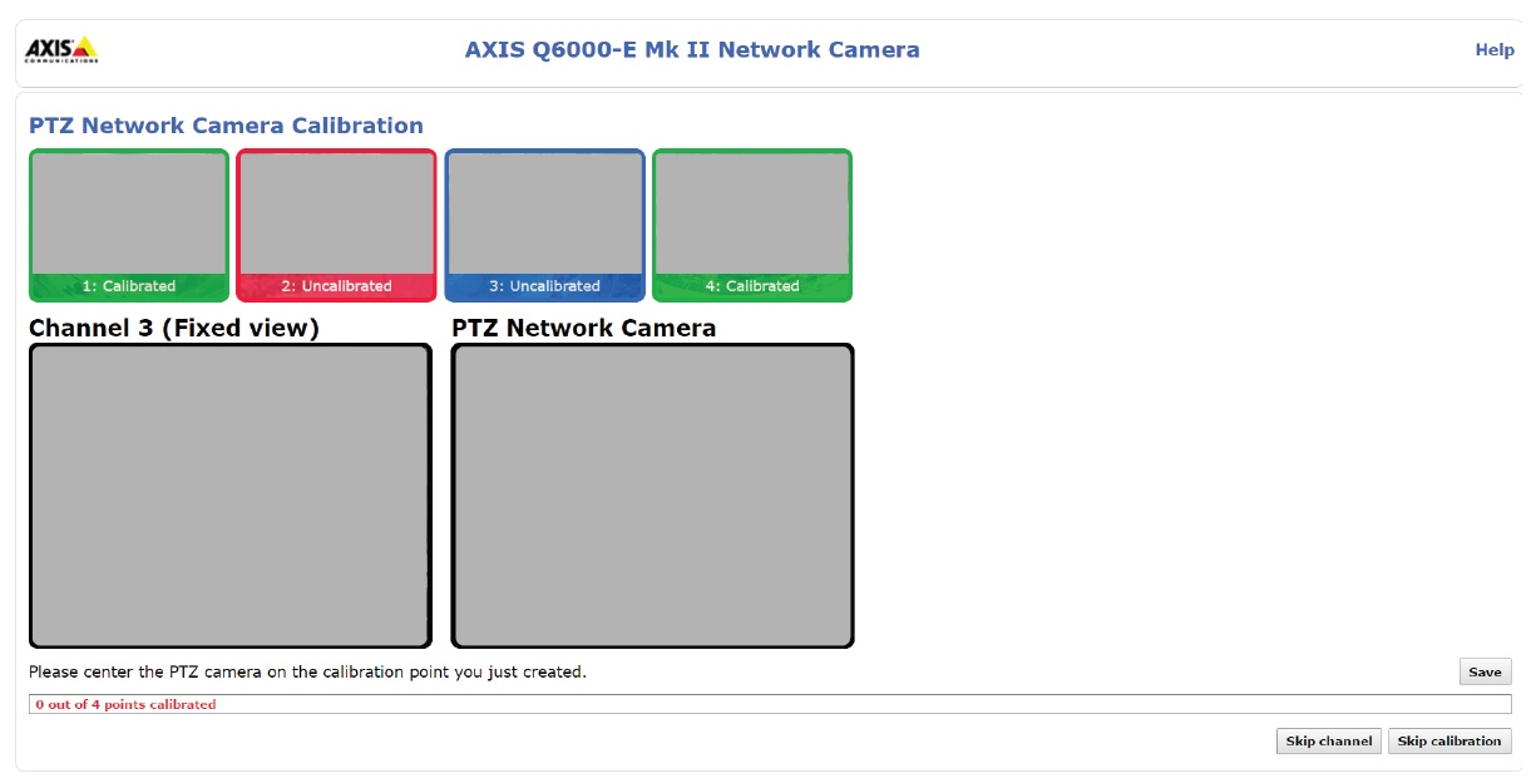How to configure Axis Q6000-E camera for PTZ functionality