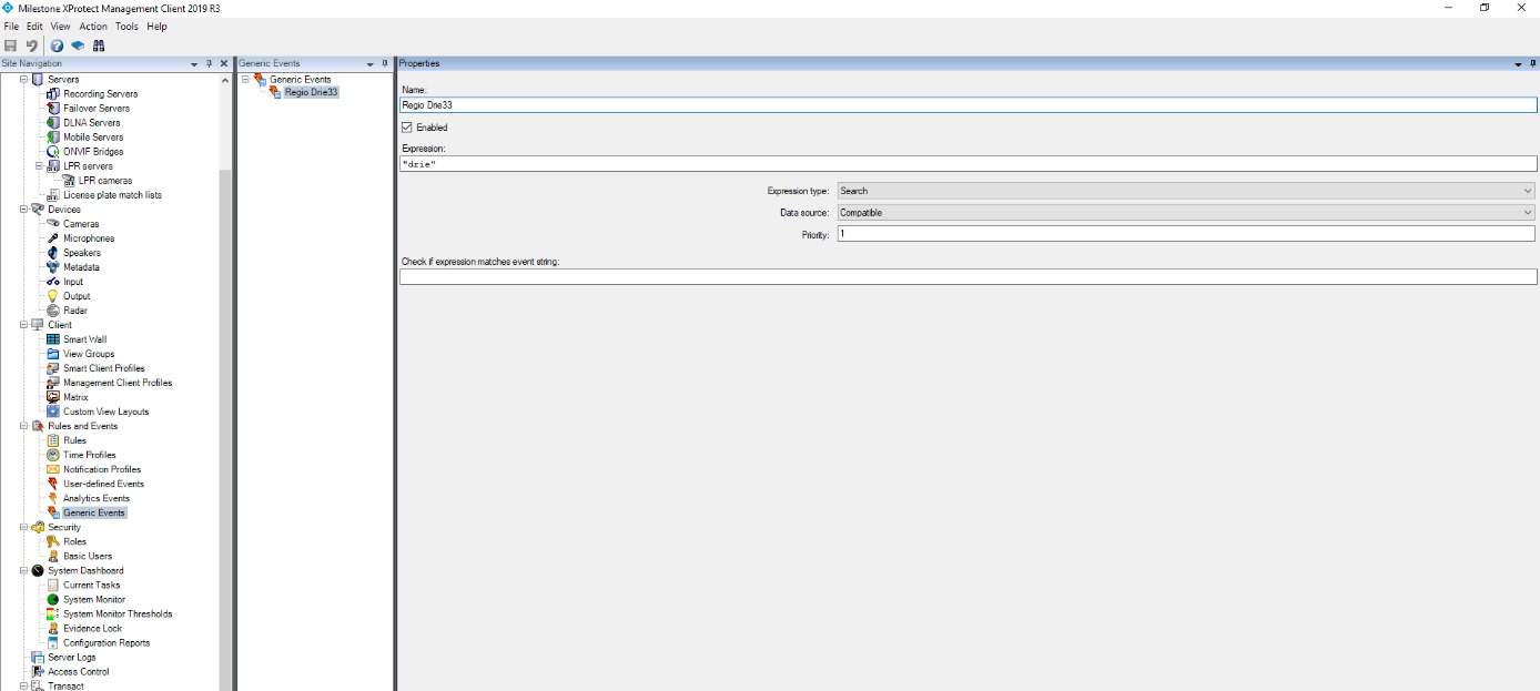 Activate a rule from an Axis Radar event (how-to)