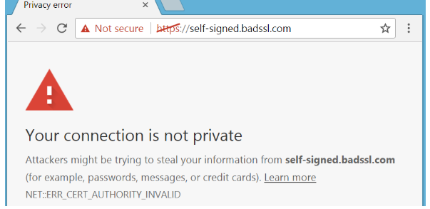 HTTPS/SSL connection with a self-signed certificate (how-to)