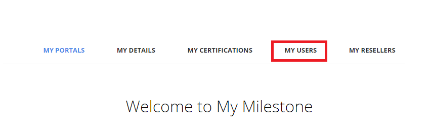 My Milestone — Administrator definition and user role