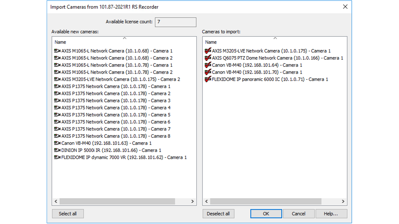 Lenel OpenVideo Integration — adding a new camera resets existing ...