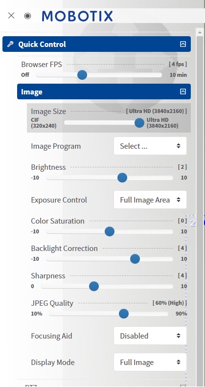 Mobotix Q71 — how to enable and use H.264 and H.265 codecs