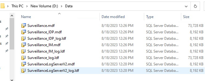How to configure XProtect Management Server Failover when the SQL data files are not in the ...