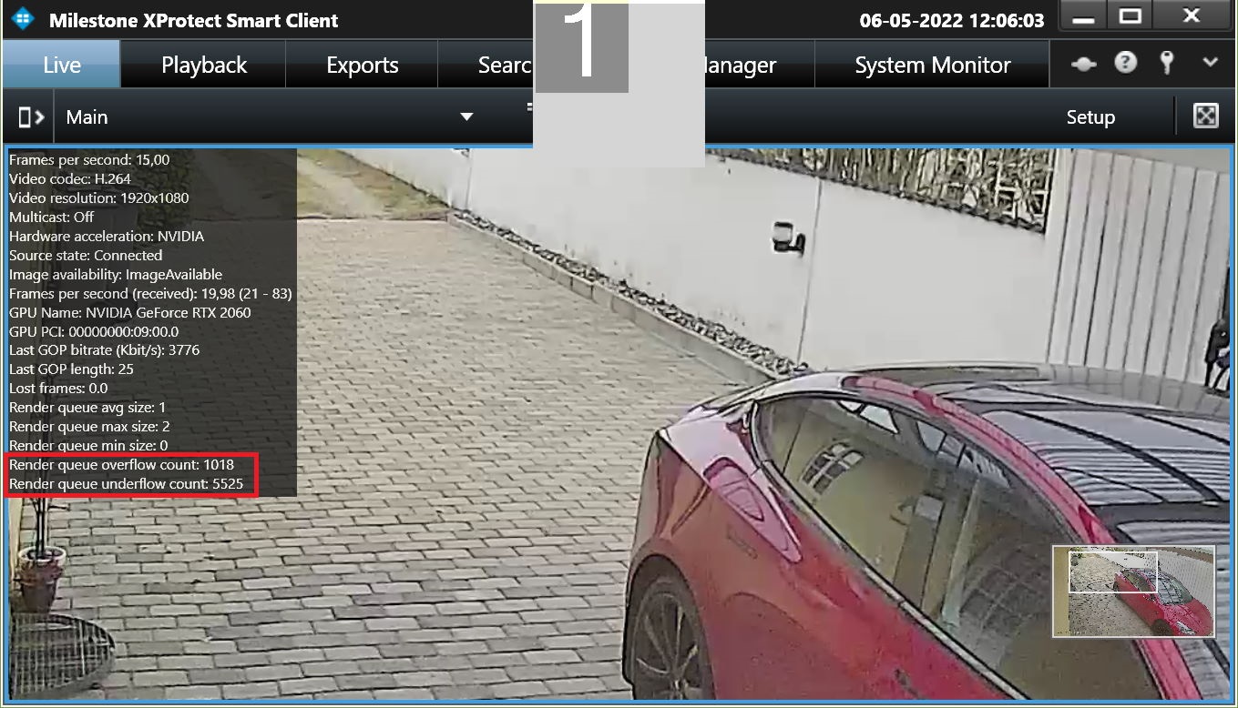 XProtect Smart Client 'jerky video' issue in Live mode (troubleshooting)