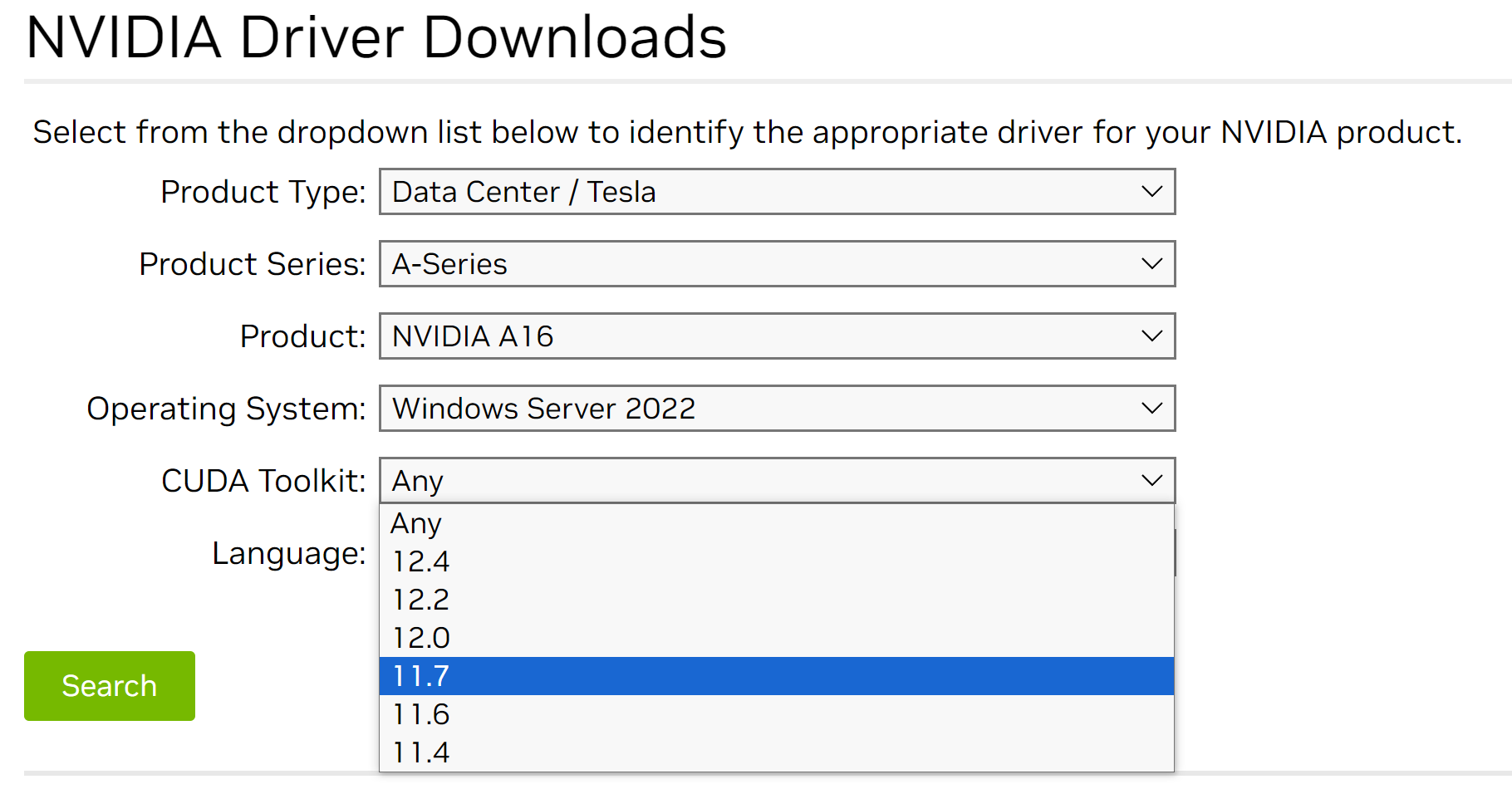 Nvidia driver version vs. CUDA version vs. XProtect VMS version